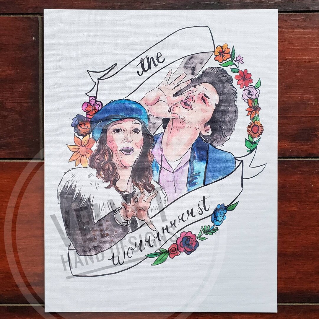 Jean Ralphio und Mona Lisa Saperstein Druck - Etsy.de