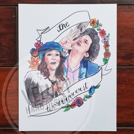 Jean Ralphio und Mona Lisa Saperstein Drucken | Etsy