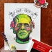 Keep Calm Creep on Frankenstein Print - Etsy