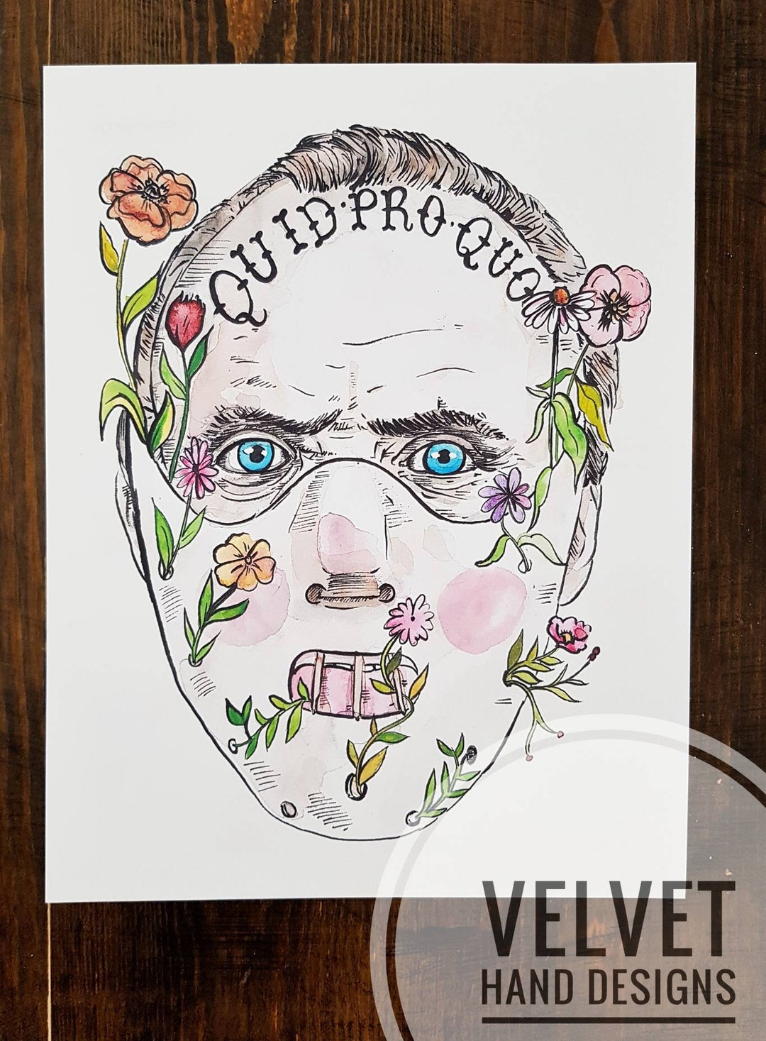 Quid Pro Quo - Silence of the Lambs- Hannibal Lecter- Print - Etsy