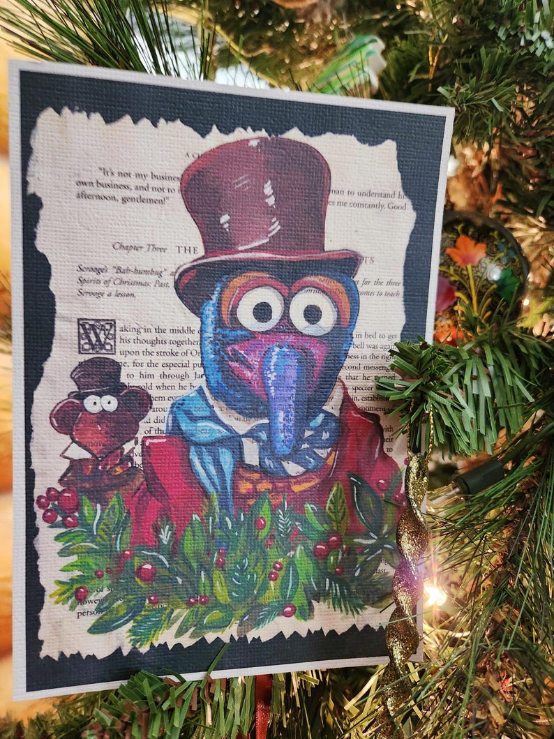 Muppet Charles Dickens Gonzo Rizzo Print of Original Painting - Etsy ...
