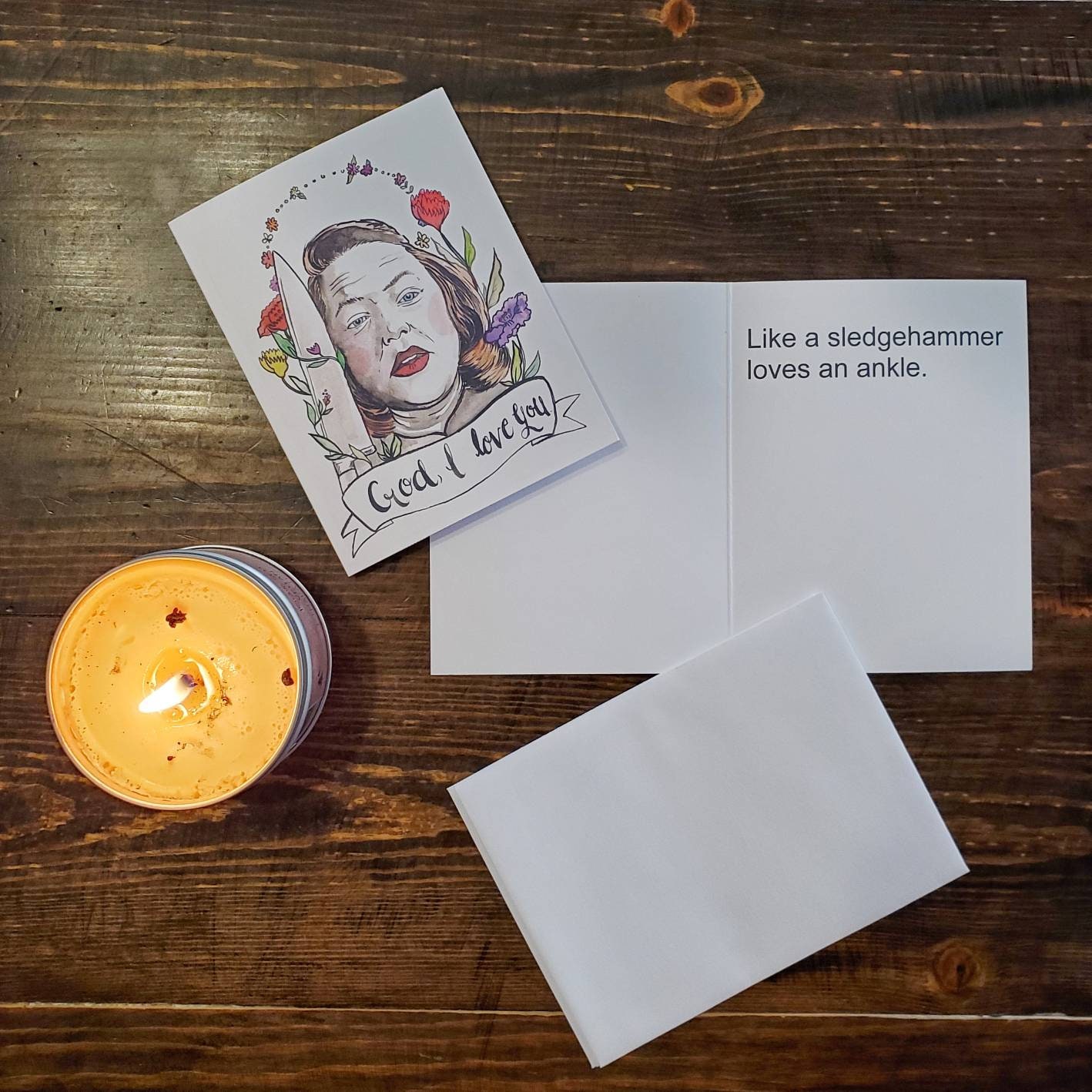 Annie Wilkes Misery Love greeting card | Etsy