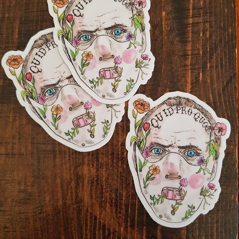 Quid Pro Quo Clarice 2.5x3 Vinyl Sticker - Etsy