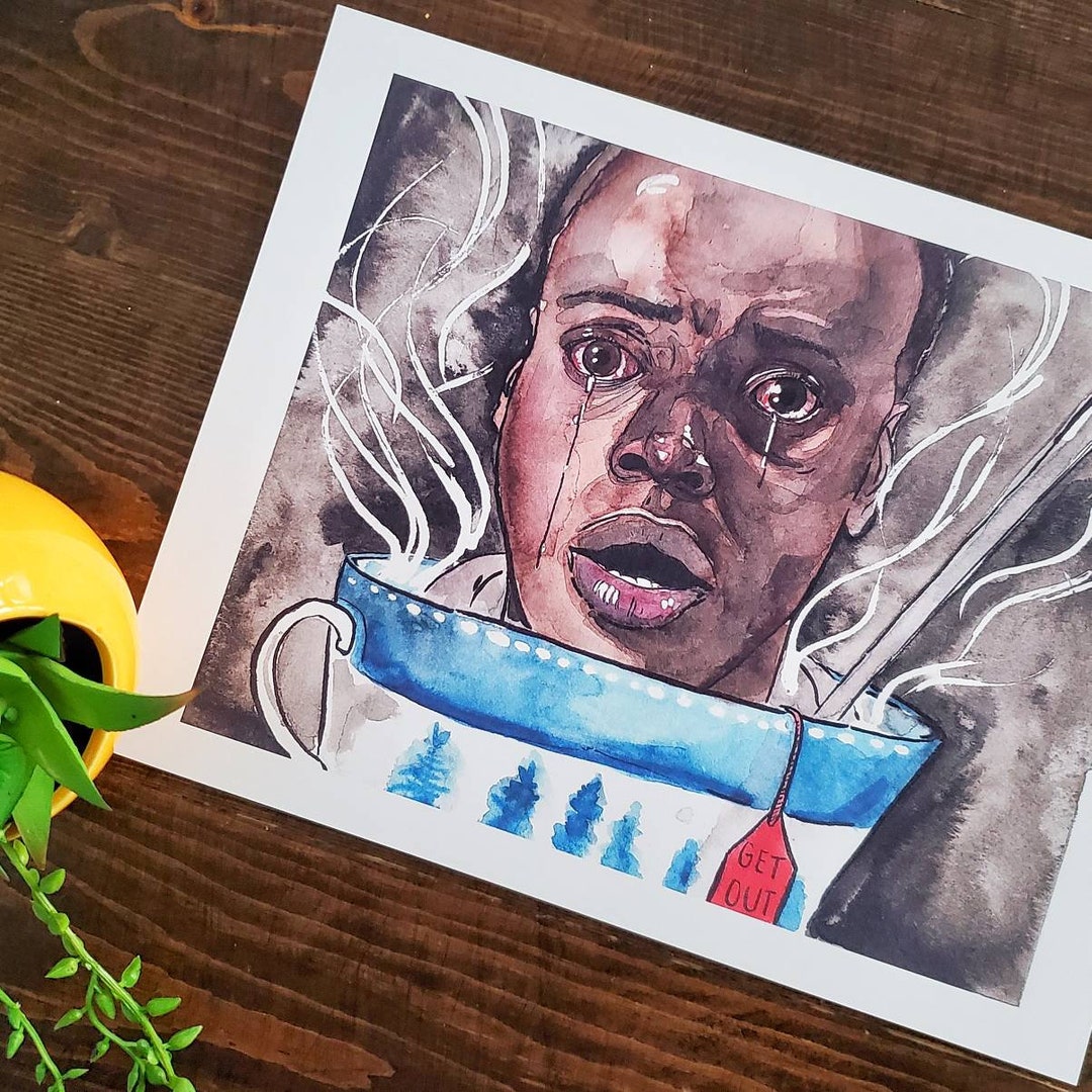 Get Out Chris Horror Art Print - Etsy