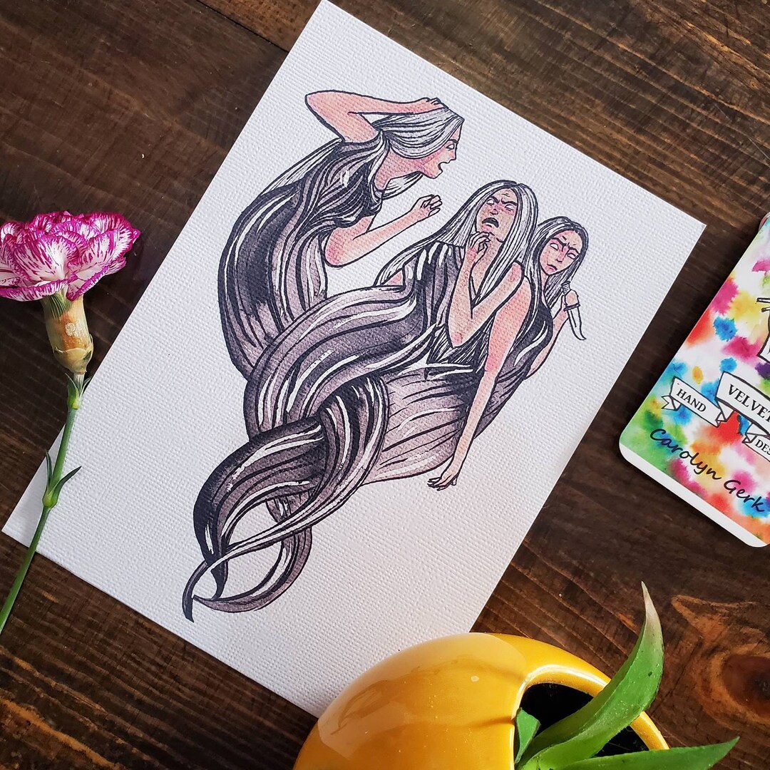 The Furies Print the Erinyes - Etsy