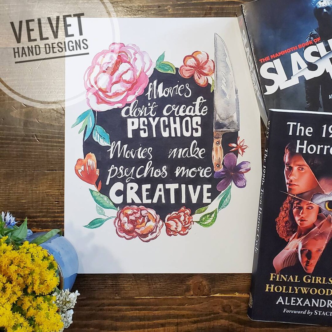 Scream Creative Psychos 8.5x11 Print - Etsy