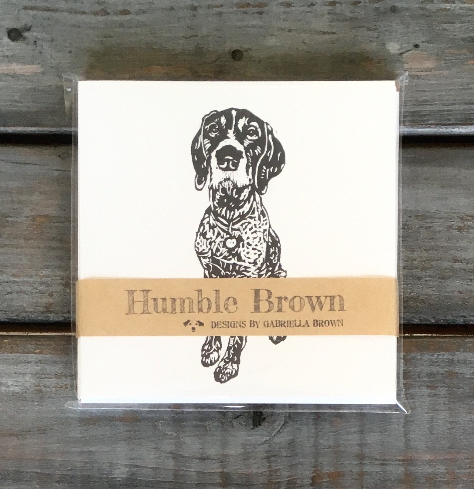 English Pointer Card / Card Set // Black and White// Birthday Gifts ...