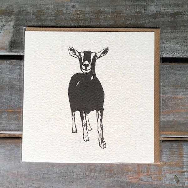 Goat Card - Etsy UK