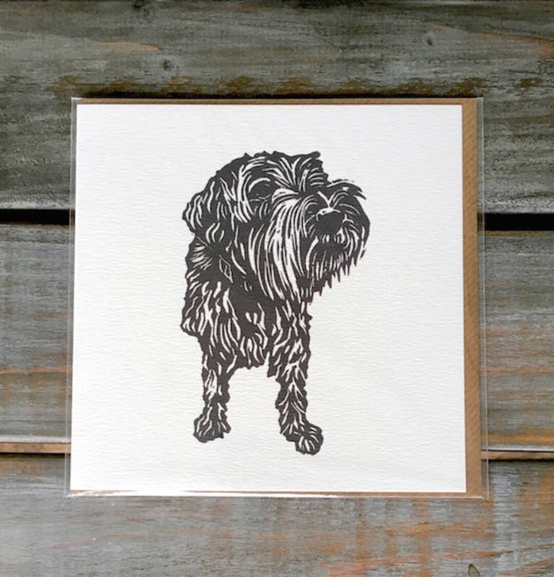Oscar Dog Card / Card Set // Black and White// Birthday Gifts // Mixed ...