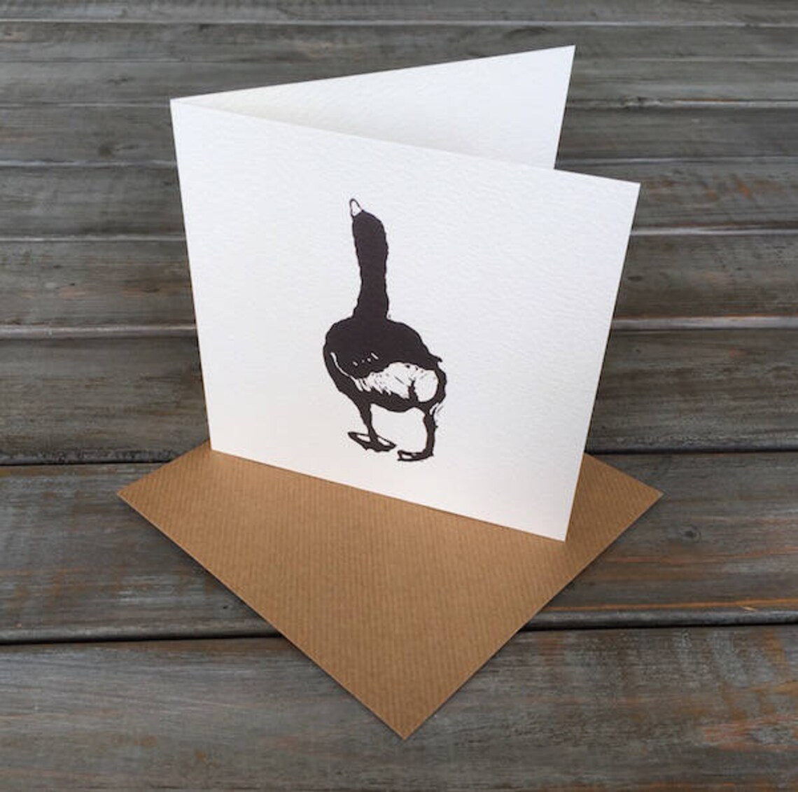 Goose / Duck Card / Card Set // Black and White// Birthday Gifts ...