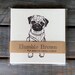 Pug Card / Card Set // Black and White// Birthday // Pug Puppy ...
