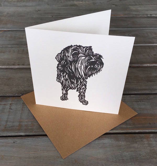 Oscar Dog Card / Card Set // Black and White// Birthday Gifts // Mixed ...