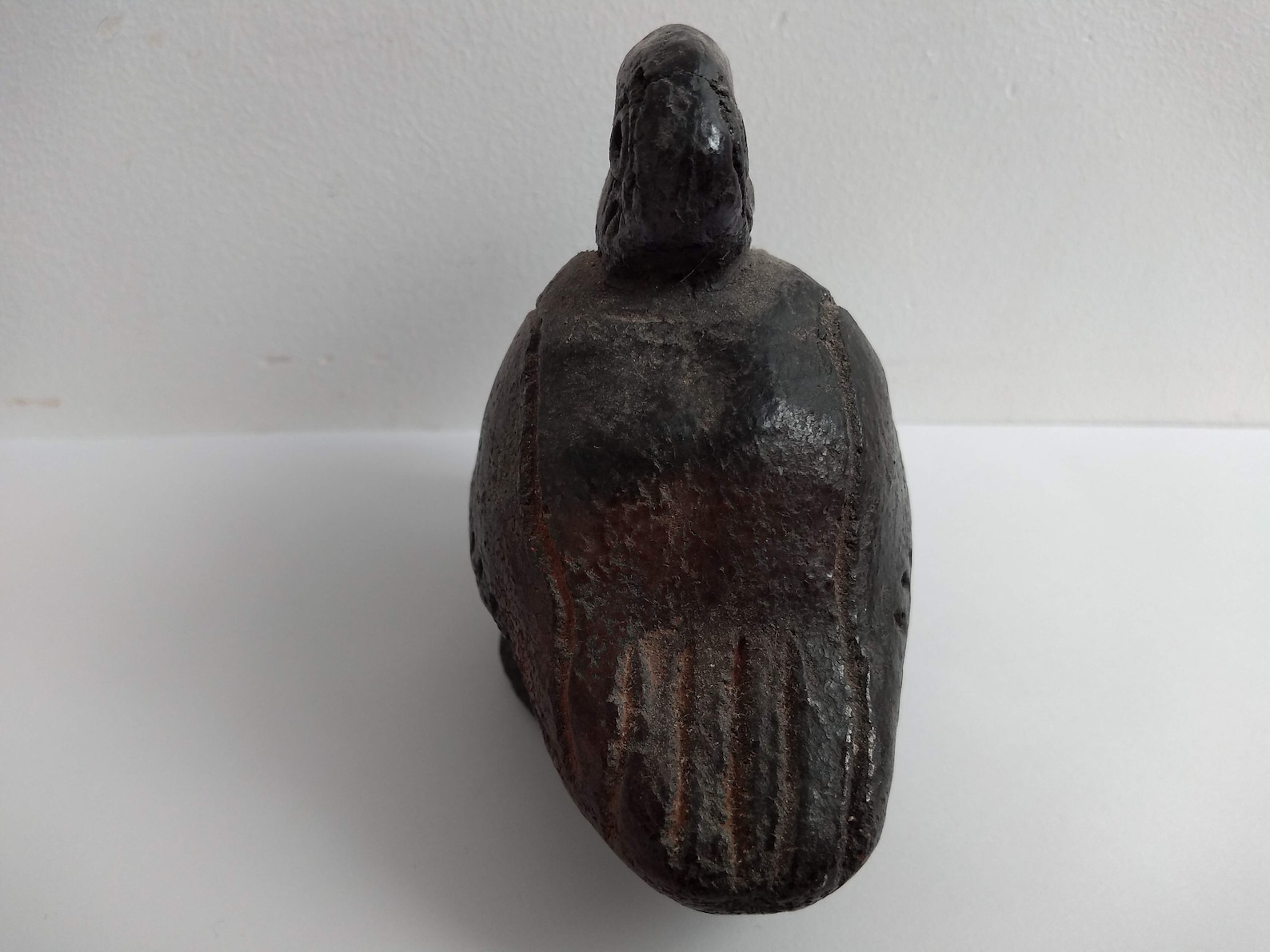 Antique Pre-colombian Pottery Clay Pelican Statue Figurine Ornament ...
