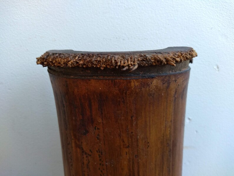 Vintage Chinese Hand Carved Bearded Smiling Buddha Face Bust Root ...