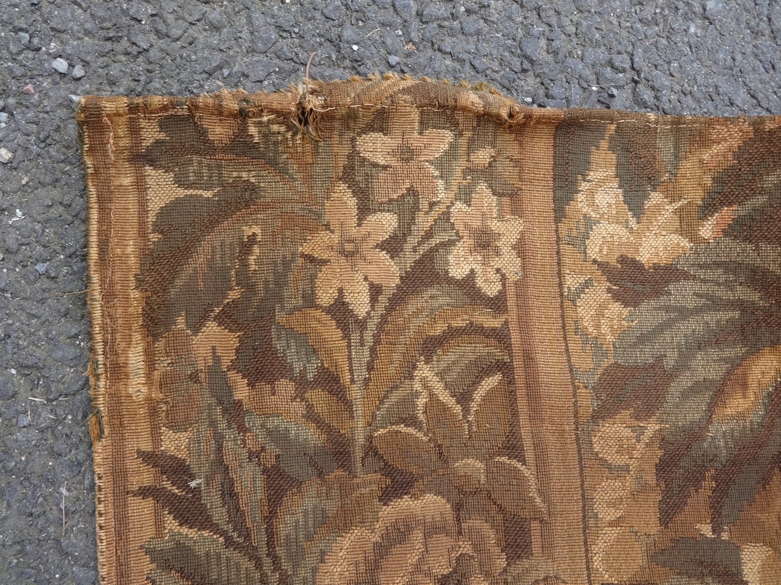 Antique French Chateau Extra Long Large Wall Hanging Tapestry ...