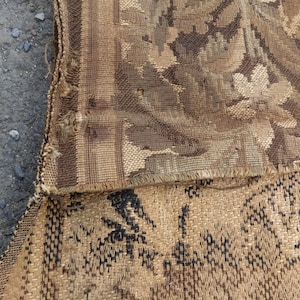 Antique French Chateau Long Large Wall Hanging Tapestry Tapestries ...