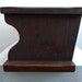 Vintage French Heavy Wooden Lectern Brown Natural Wood Storage Display ...