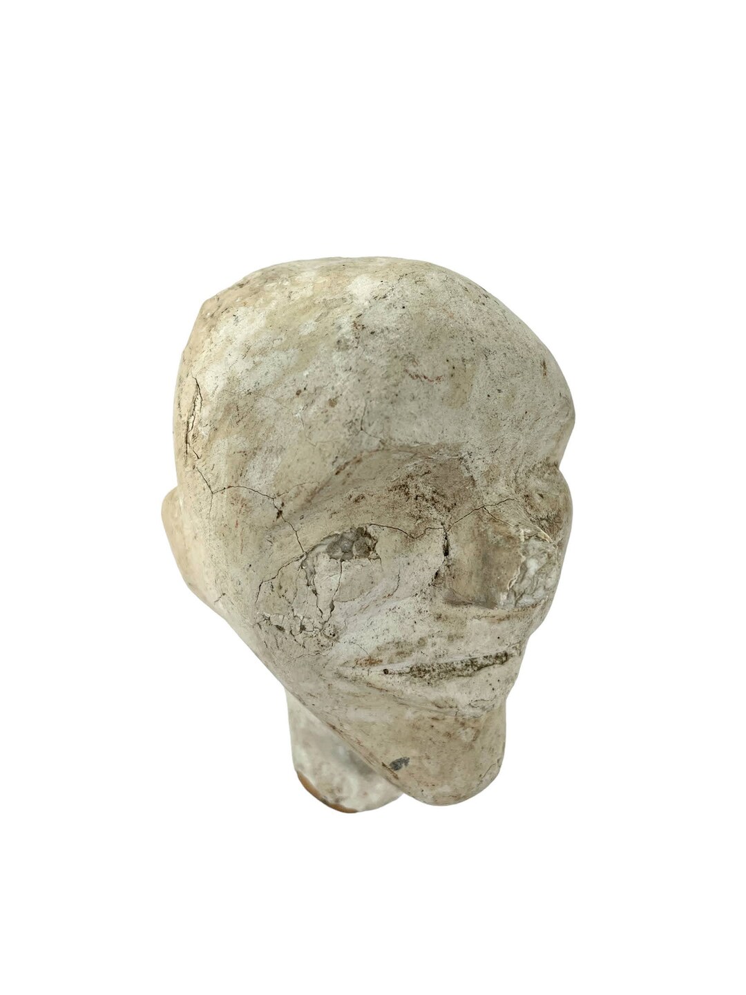 Vintage Marionette Puppet Head Plaster Toy Decorative Collectable ...