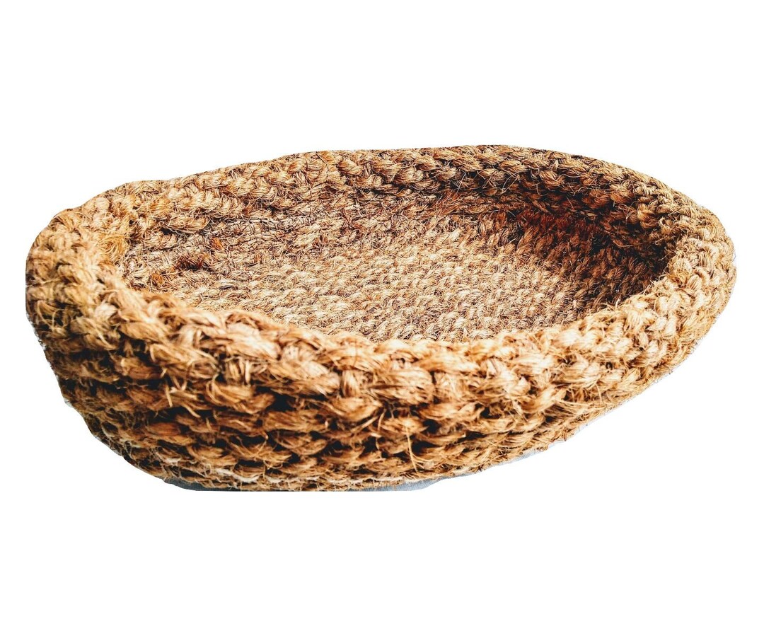 Vintage French String Basket Serving Fruit Bowl Basket Dish Table ...