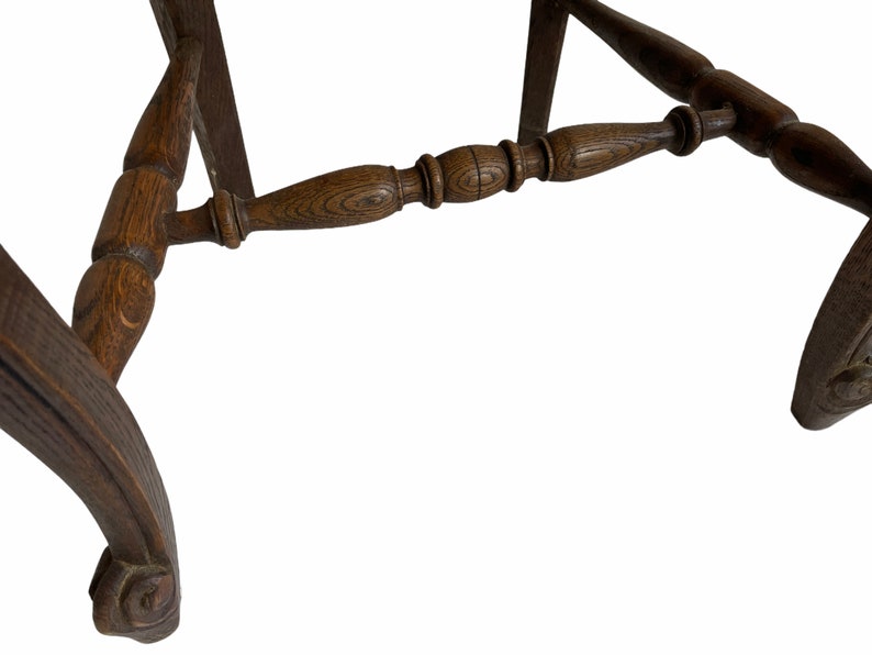 Vintage French Wooden Brown Natural Wood Woven String Stool - Etsy