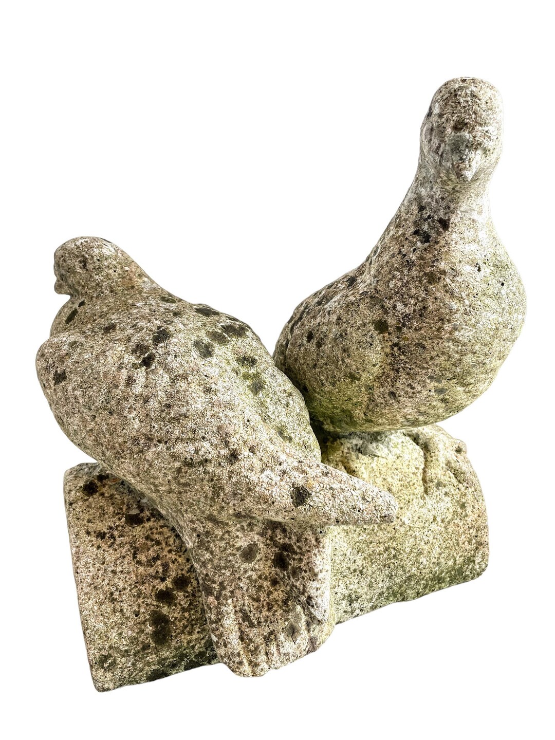 Vintage French Concrete Pigeon Ornament Decorative Reproduction Garden ...