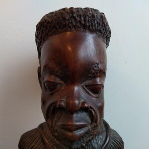 Vintage African Man Hunter Dressing Statue Figurine Male Primitive ...