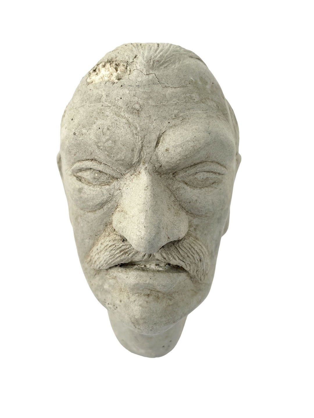 Vintage Marionette Puppet Head Plaster Toy Decorative Collectable ...