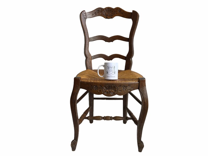 Vintage French Wooden Brown Natural Wood Woven String Stool - Etsy
