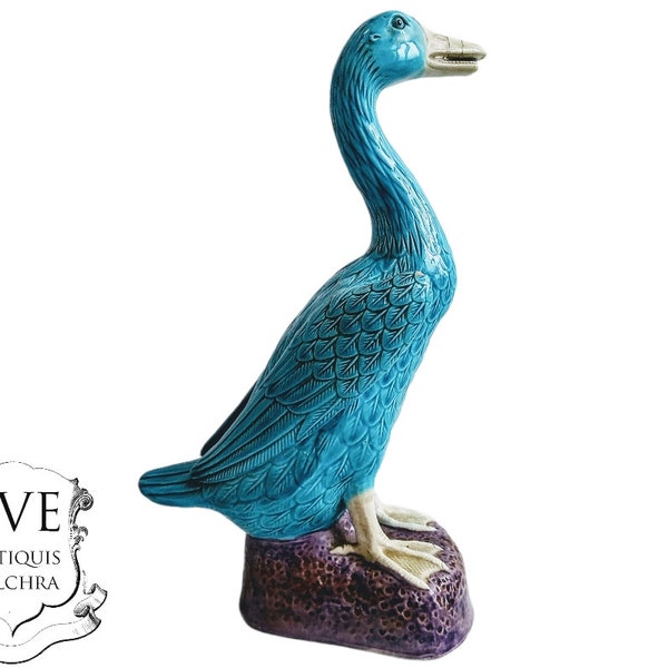 Blue Duck Figurine - Etsy
