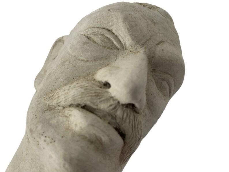 Vintage Marionette Puppet Head Plaster Toy Decorative Collectable ...