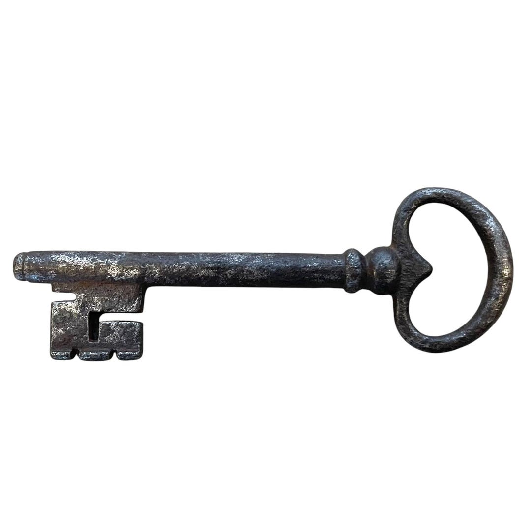 Antique French Large Rusty Iron Key Doorway Rusty Keys Door Lock C1800 ...