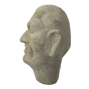 Vintage Marionette Puppet Head Plaster Toy Decorative Collectable ...