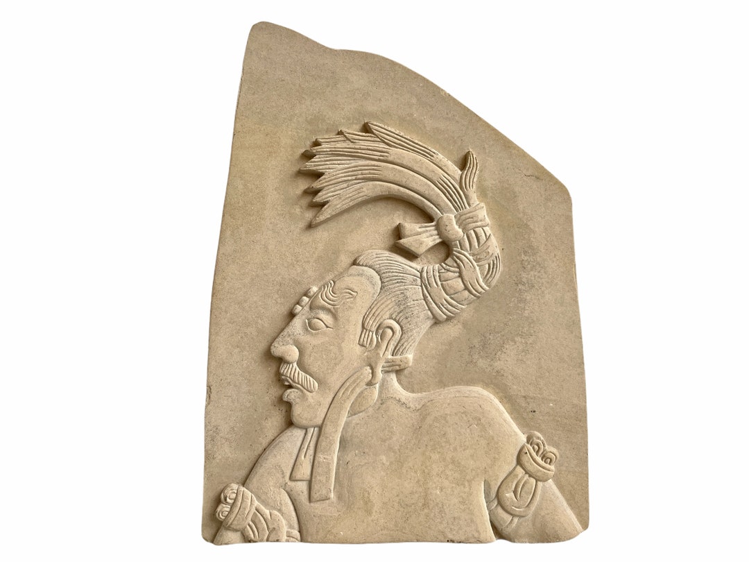 Vintage South American Maya Mayan Influence Decorative Plaster Clay ...