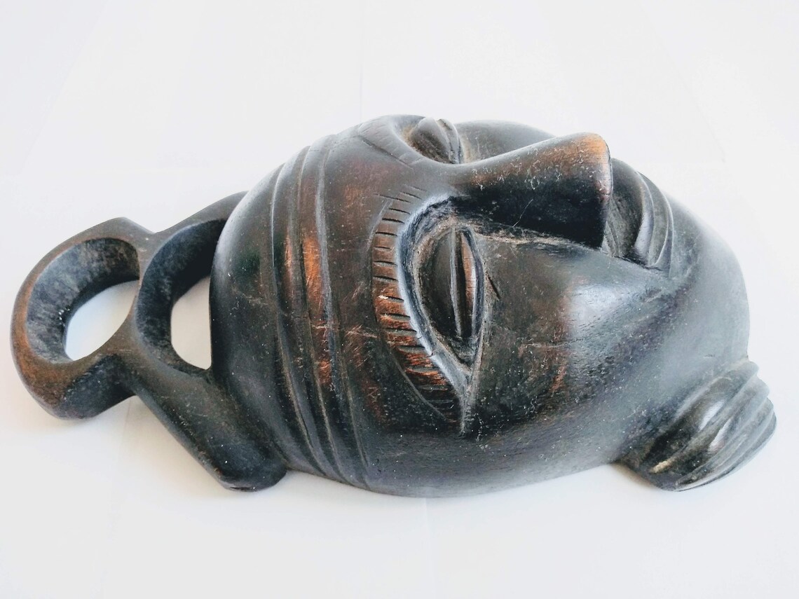 Vintage South Pacific Oceania Islands Decorative Wooden Mask | Etsy