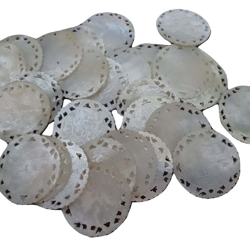 Antique Mother of Pearl Chinese Counters - Etsy UK