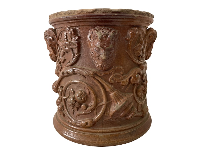 Antique Italian Satan Lucifer Faun Pot Terracotta Clay Catch-all Pen ...