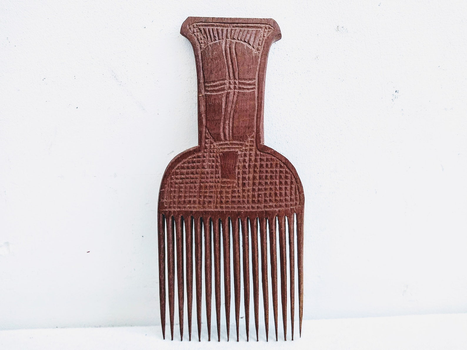 Vintage African Comb Afro Pick Wood Hair Primitive Sculpture - Etsy