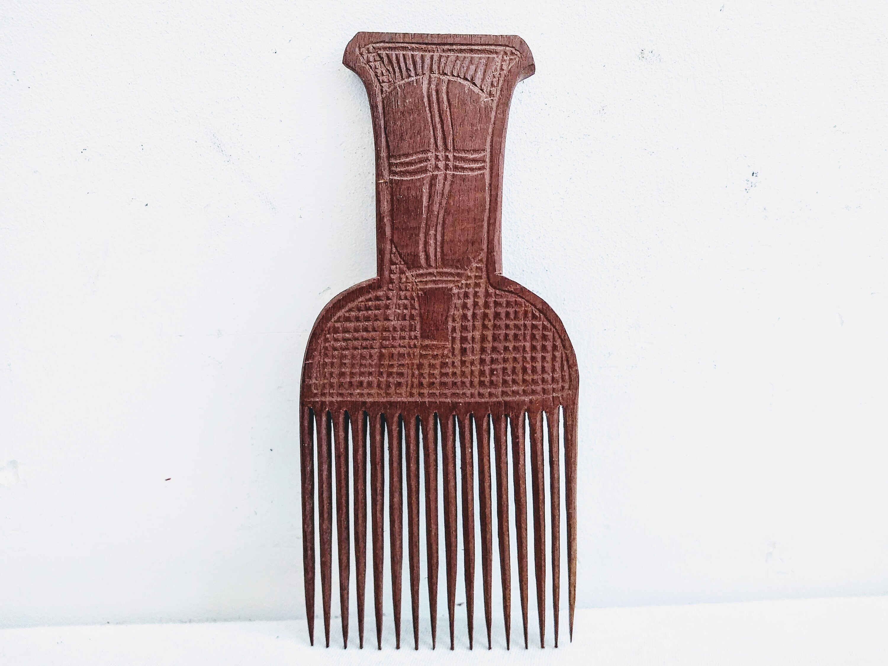 Vintage African Comb Afro Pick Wood Hair Primitive Sculpture | Etsy