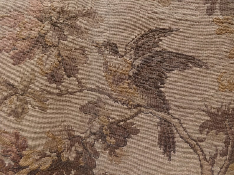 Antique French Chateau Long Large Wall Hanging Tapestry Tapestries ...