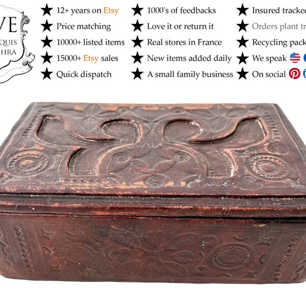 African Wooden Box - Etsy