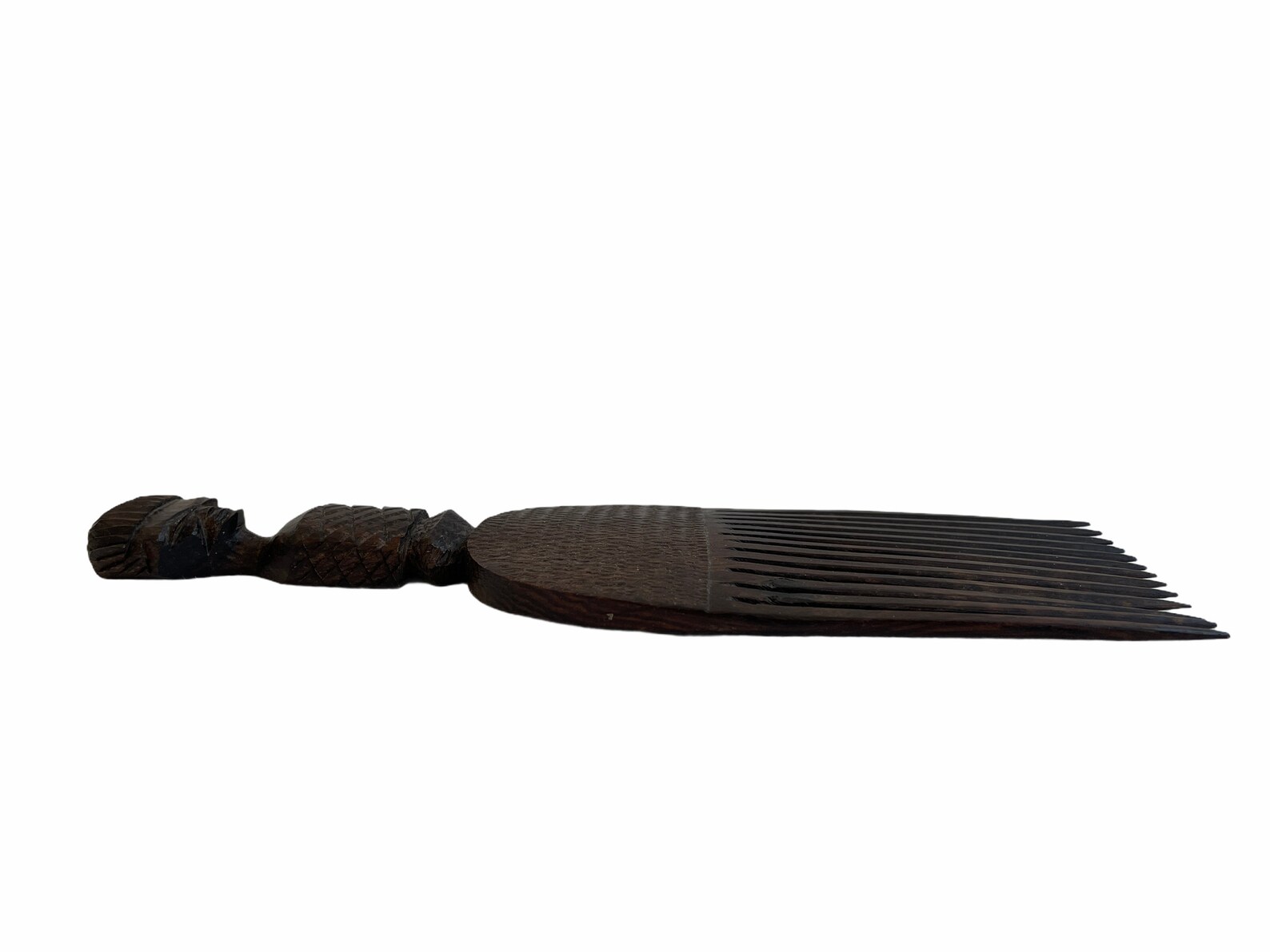 Vintage African Hair Comb Hair Afro Pick Detailed Carved Wood - Etsy