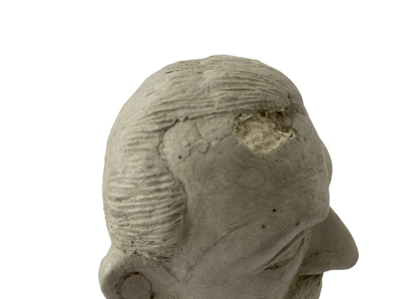 Vintage Marionette Puppet Head Plaster Toy Decorative Collectable ...