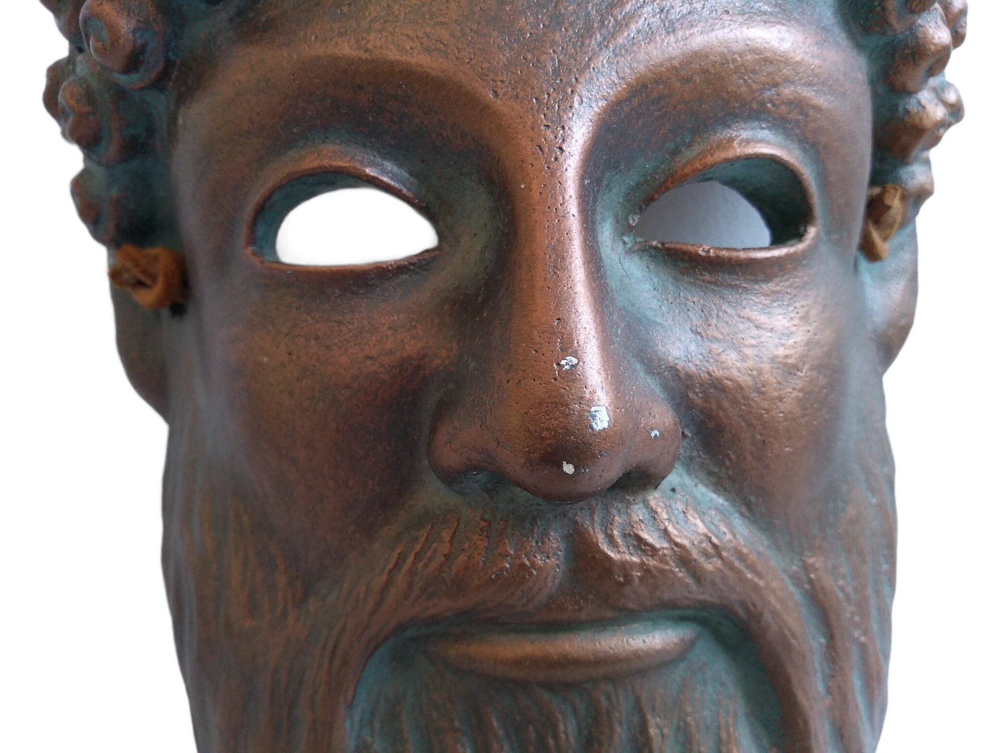 Vintage French Decorative Plaster Bust Mask Wall Decor | Etsy