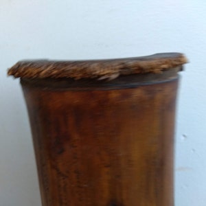 Vintage Chinese Hand Carved Bearded Smiling Buddha Face Bust Root ...