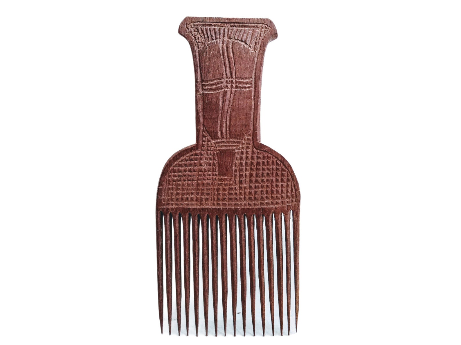 Vintage African Comb Afro Pick Wood Hair Primitive Sculpture - Etsy