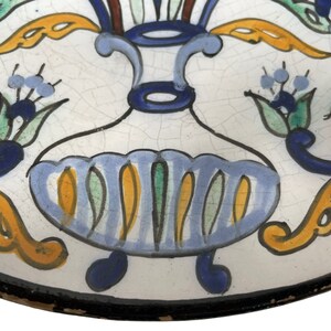 Vintage Middle Eastern Plate Dish Bowl Pottery Clay Arabian Theme ...