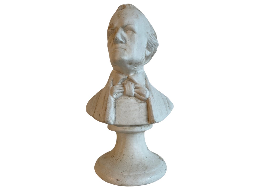 Vintage French Richard Wagner Composer Bust Reproduction Decor Display ...