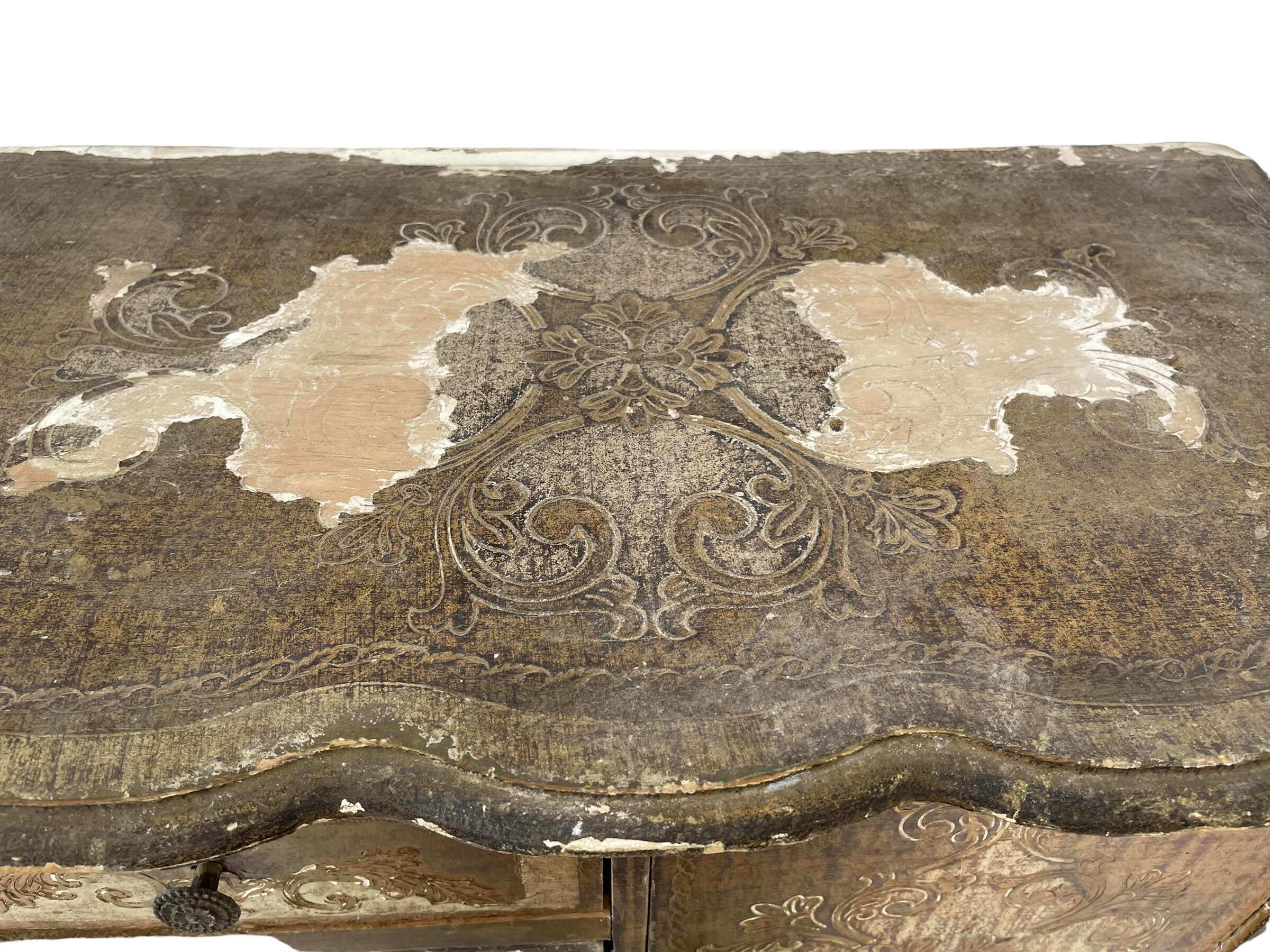 Vintage Italian Florentine Florence Gold Balsa Wood Ornately Decorated ...