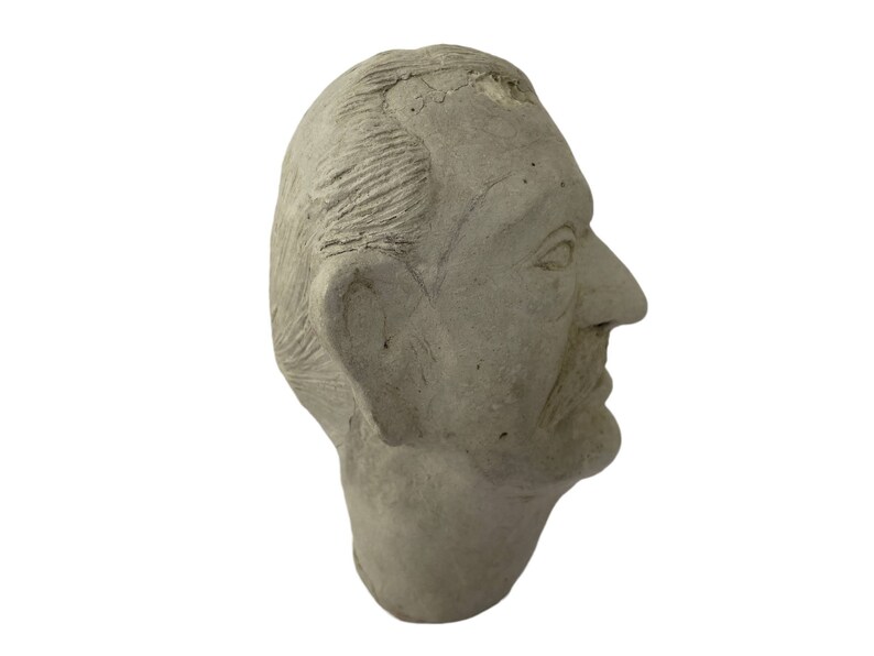 Vintage Marionette Puppet Head Plaster Toy Decorative Collectable ...