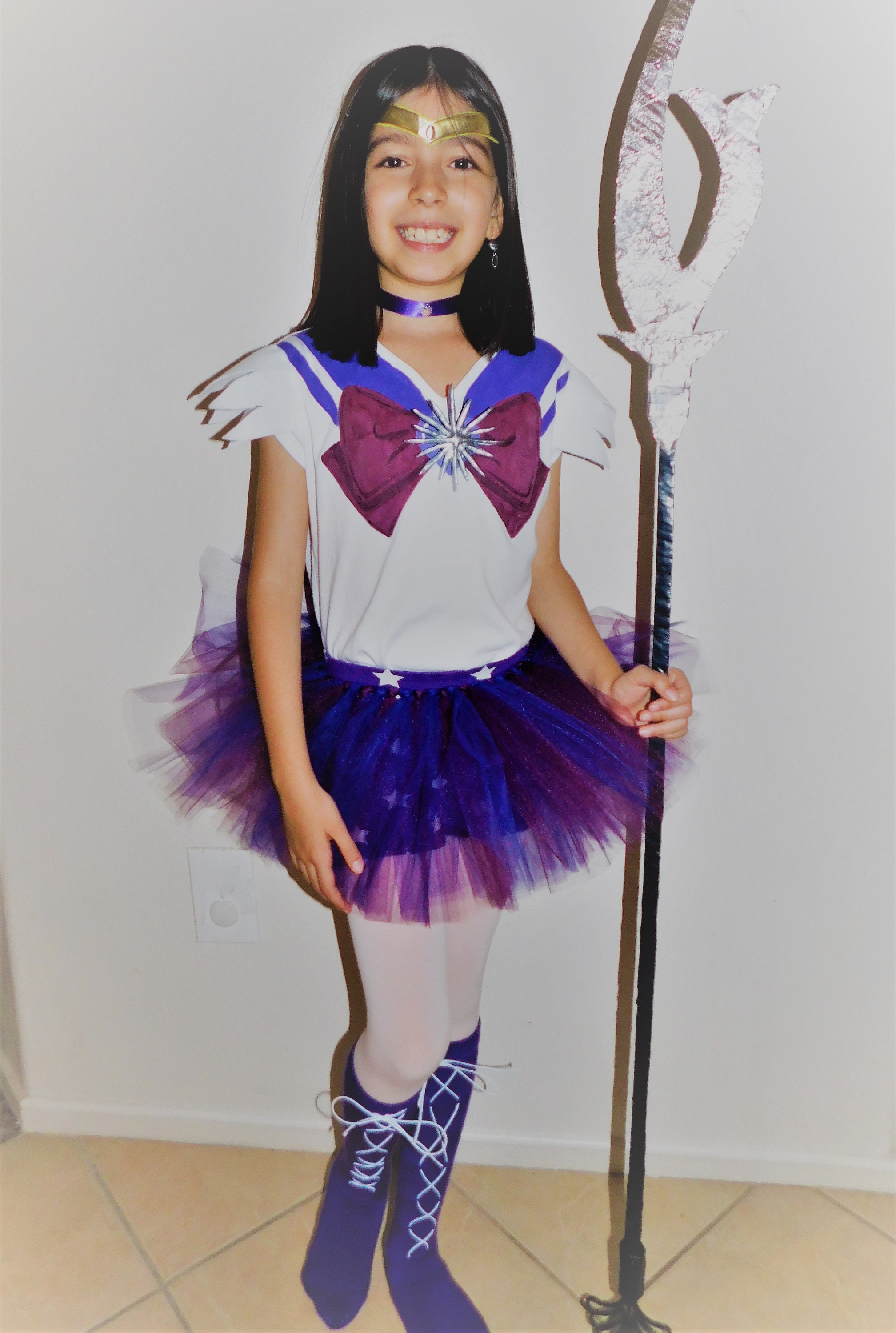 SAILOR SATURN Cosplay Tutu COSTUME. Complete 8 Pieces Made to Order ...